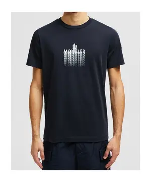 Moncler Logo Printed Crewneck T-shirt