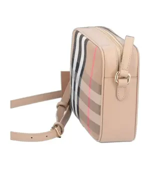 Burberry Plaid Camera Shoulder Bag