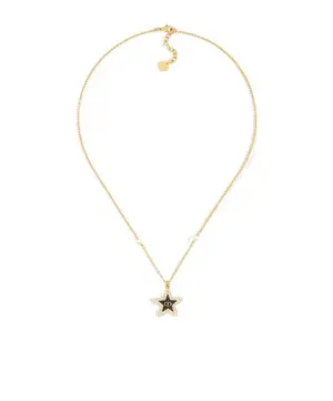 Dior Petit Cd Lucky Baroque Necklace - Yellow