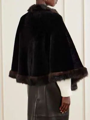 Nour Hammour Shearling Shawl