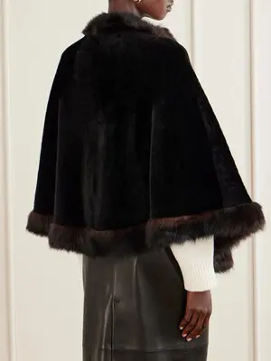 Nour Hammour Shearling Shawl