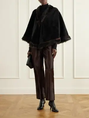 Nour Hammour Shearling Shawl