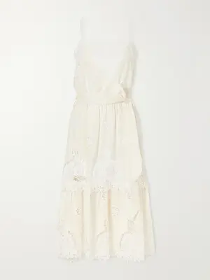 Miguelina Esme Midi Dress - Neutrals
