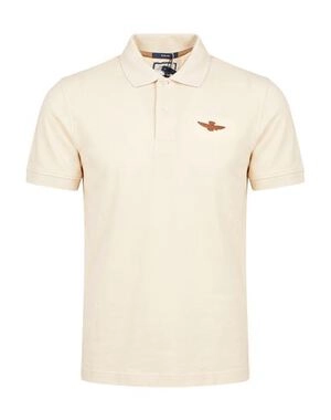 AERONAUTICA MILITARE Polo Shirt Size Cotton, Elastane - Cream