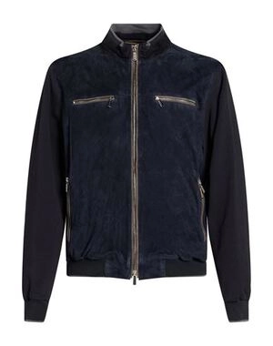MOORER Ovine Leather Bomber Jacket