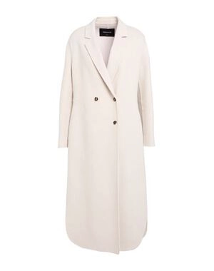 Fabiana Filippi Coat Light Brown Size Virgin Wool, Cashmere - Beige