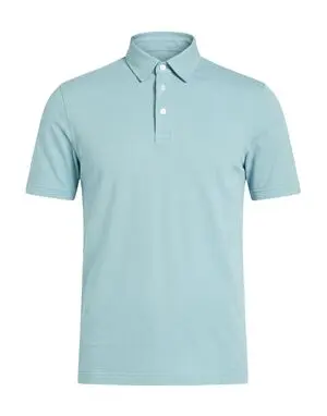 Fedeli Polo Shirt Sky Size Cotton