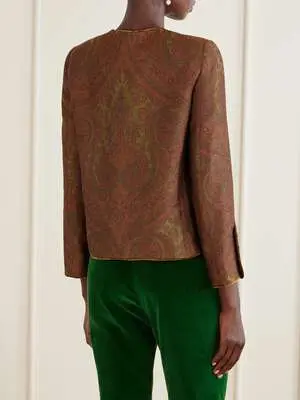 Etro Paisley-jacquard Crepe Blazer