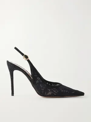 GIANVITO ROSSI Sofia 95 Slingback Pumps - Black