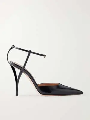 GIANVITO ROSSI Nuit 95 Patent-leather Pumps - Black