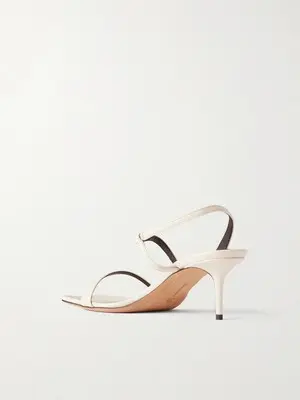EMME PARSONS Delicat 55 Leather Sandals - Neutrals