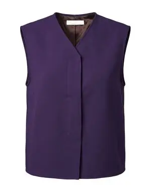 Liviana Conti Sleeveless Crepe Vest