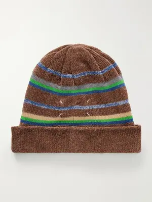 MAISON MARGIELA Striped Beanie