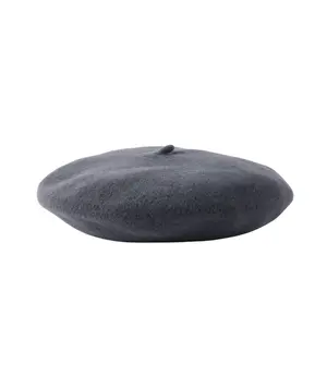 MAISON MARGIELA Felted Wool Beret - Gray