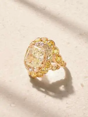 DAVID MORRIS Maelstrom 18-karat Diamond Ring - Gold