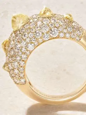 De Beers Talisman 18-karat Diamond Ring