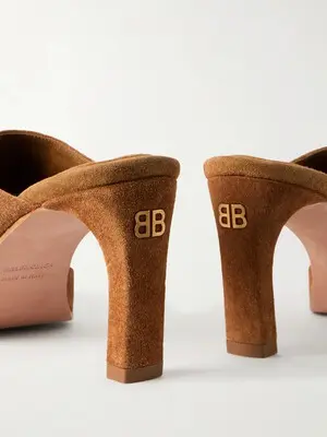 Balenciaga Fargo Suede Mules