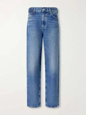 Citizens Of Humanity The Taper Jean Mid-rise Straight-leg Jeans - Mid Denim