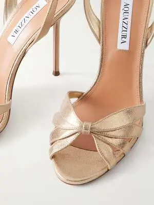 AQUAZZURA Soulmate 105 Knotted Sandals