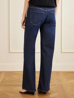 Citizens Of Humanity Nora Mid-rise Wide-leg Jeans - Blue