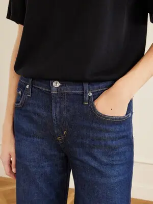 Citizens Of Humanity Nora Mid-rise Wide-leg Jeans - Blue