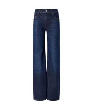 Citizens Of Humanity Nora Mid-rise Wide-leg Jeans - Blue