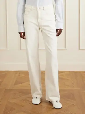 AMI Paris Mid-rise Wide-leg Jeans