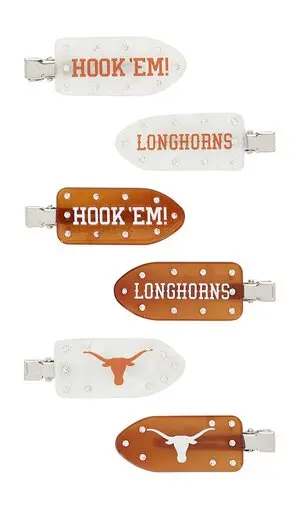 Baublebar University Of Texas At Austin Hairclip Set - Brown