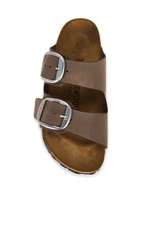 BIRKENSTOCK Arizona Big Buckle Birkibuc Sandals - Mocha