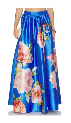 Hemant & Nandita Maxi Skirt - Blue