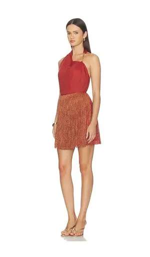 Azulu Palmer Dress - Sunset Orange