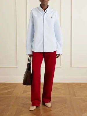 AMI Paris Mid-rise Wide-leg Jeans