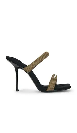 Alexander Wang Julie Tubular Webbing Sandal - Burnt Sage