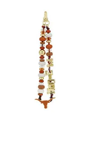 Baublebar University Of Texas At Austin Beaded Phone Strap In Orange