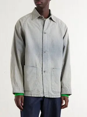 Kapital Liberty Striped Denim Overshirt