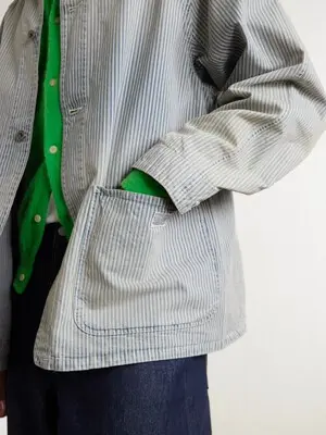 Kapital Liberty Striped Denim Overshirt
