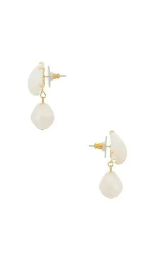 JENNIFER BEHR Isola Earrings In Ivory