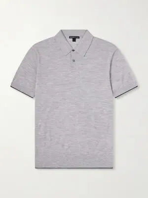 JAMES PERSE Cashmere Polo Shirt