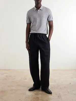 JAMES PERSE Cashmere Polo Shirt