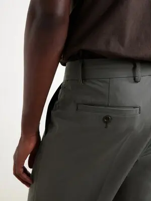 JAMES PERSE Slim-fit Stretch Cotton-blend Trousers