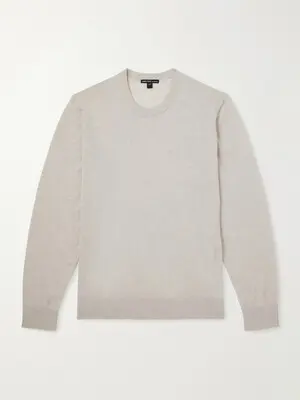 JAMES PERSE Cashmere Crewneck Sweater - Neutrals