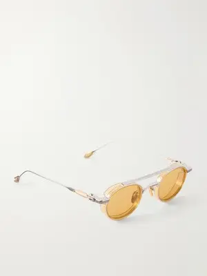 JACQUES MARIE MAGE Livingston Round Frame Sunglasses