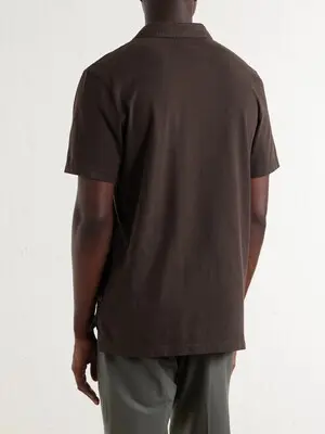 JAMES PERSE Supima Cotton-jersey Polo Shirt
