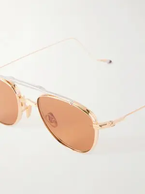 JACQUES MARIE MAGE Flynn Aviator Sunglasses