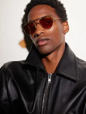 JACQUES MARIE MAGE Flynn Aviator Sunglasses
