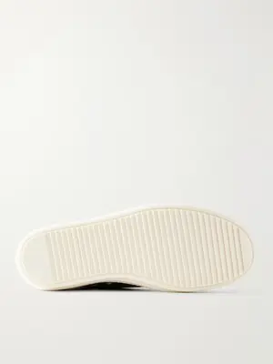 Rick Owens Ramones Denim Lace-up Sneakers