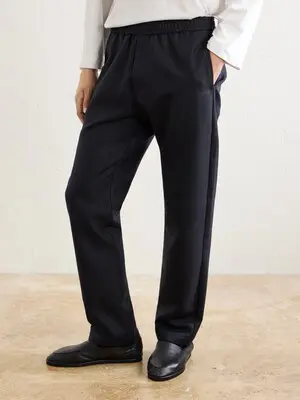 Barena Venezia Straight-leg Herringbone Virgin Wool Trousers