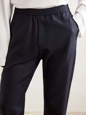 Barena Venezia Straight-leg Herringbone Virgin Wool Trousers