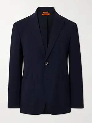 Barena Venezia Virgin Wool Suit Jacket - Blue