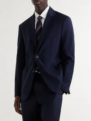 Barena Venezia Virgin Wool Suit Jacket - Blue
